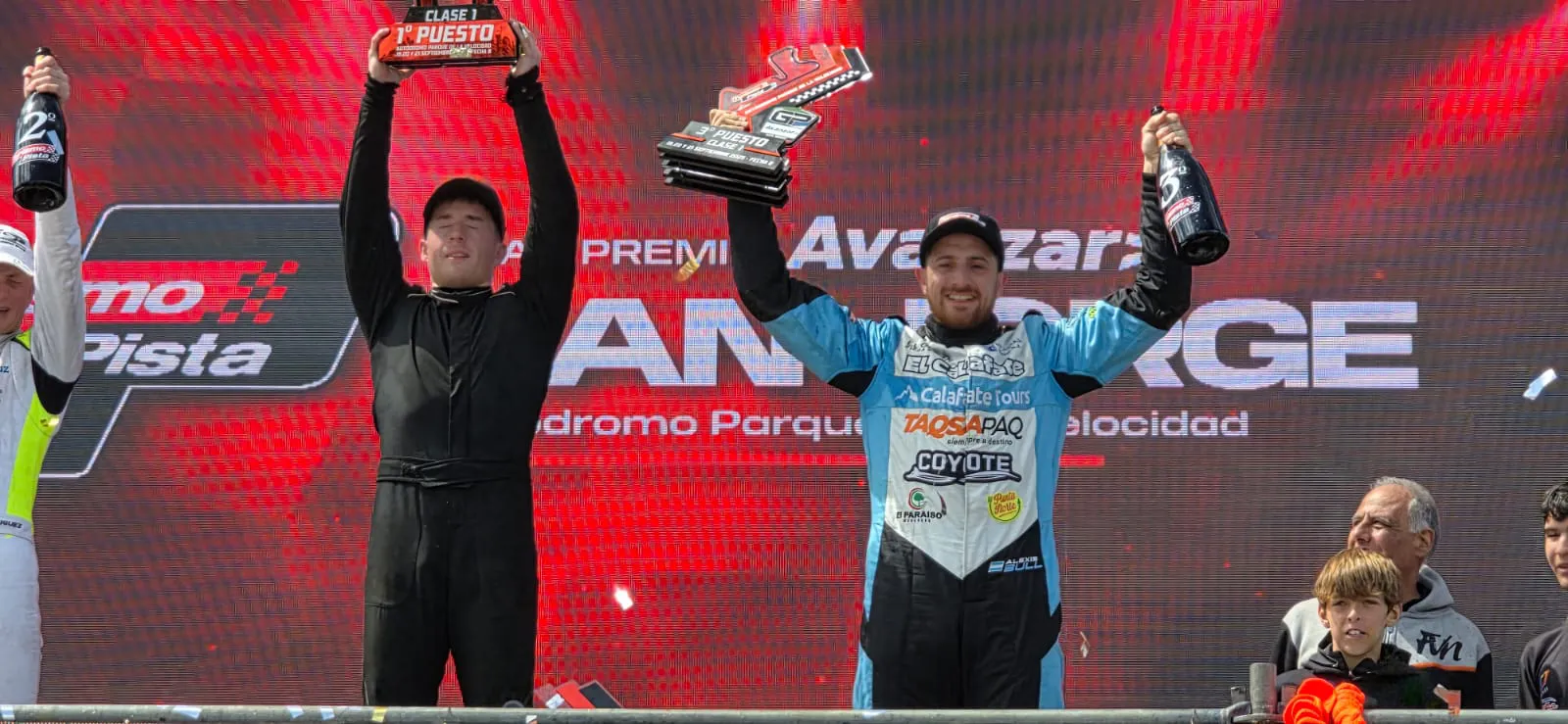 Alexis Bull tercero y podio nuevamente en el Turismo Pista. "Gracias a ...