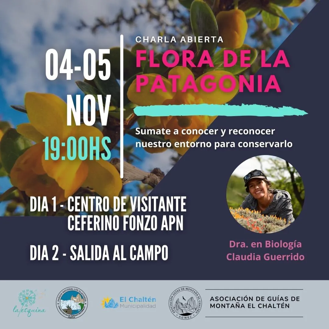 El Chaltén: charla Flora de la Patagonia