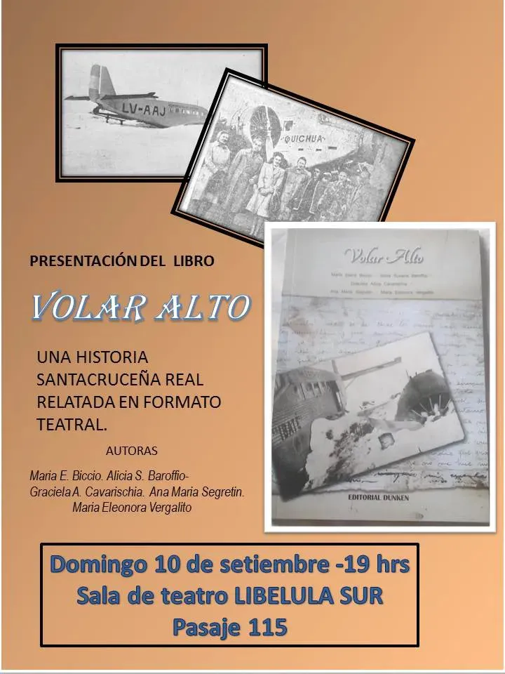 Presentación del libro “Volar Alto” en LibelulaSur